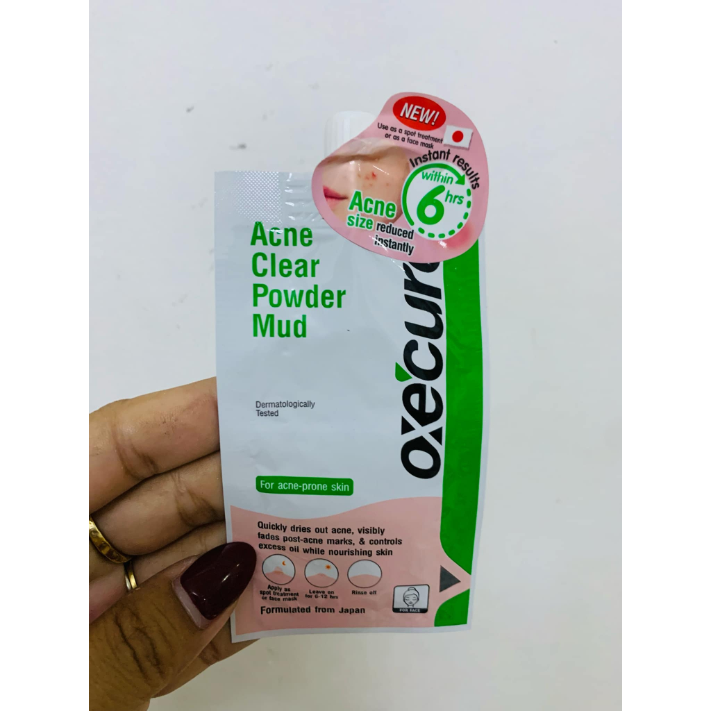 OXECURE Acne Clear Powder Mud 5g(BUY 1 TAKE 1) | Shopee Philippines