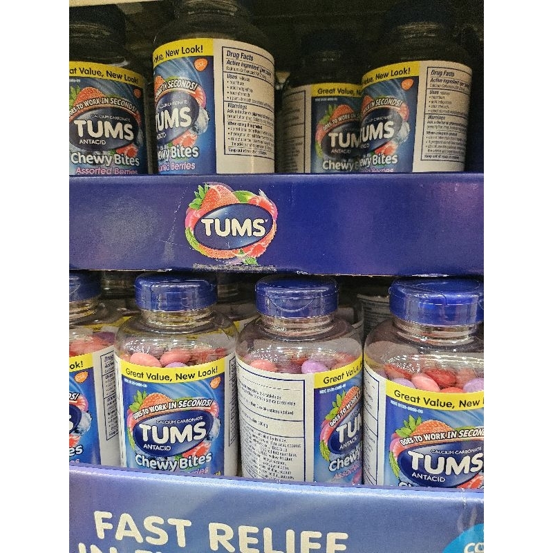 TUMS antacid Chewy Bites Chewable Antacid Tablets | Shopee Philippines