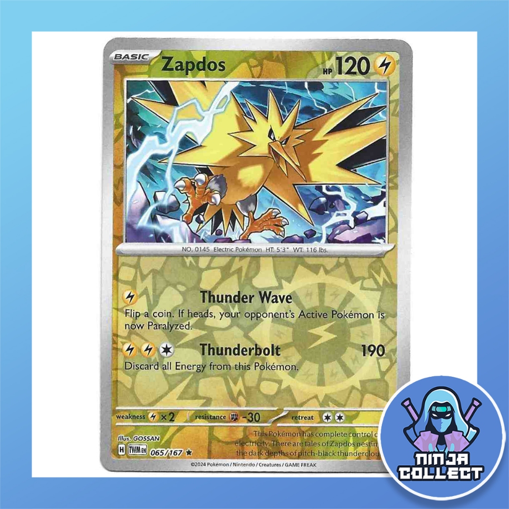Zapdos Rare Holo / Reverse Holo Pokémon TCG Card | Shopee Philippines