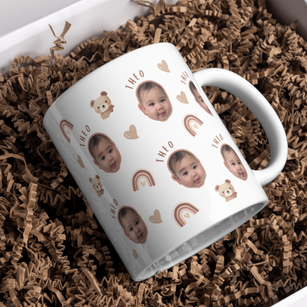 Personalized Printed Mug with White box - Sublimated Customized White ...