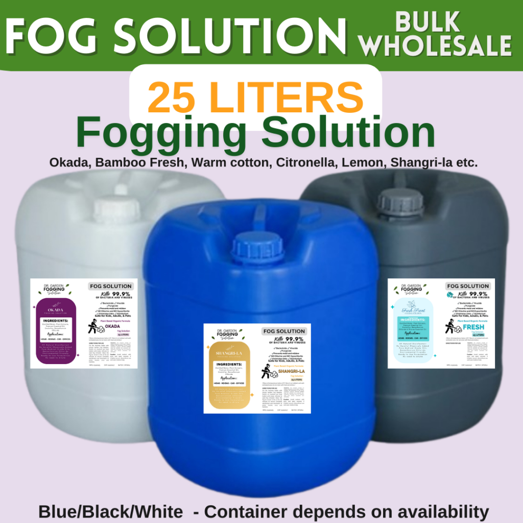 Fogging Solution Disinfectant Sanitizer Bac to Zero Liquid Spray fog ...