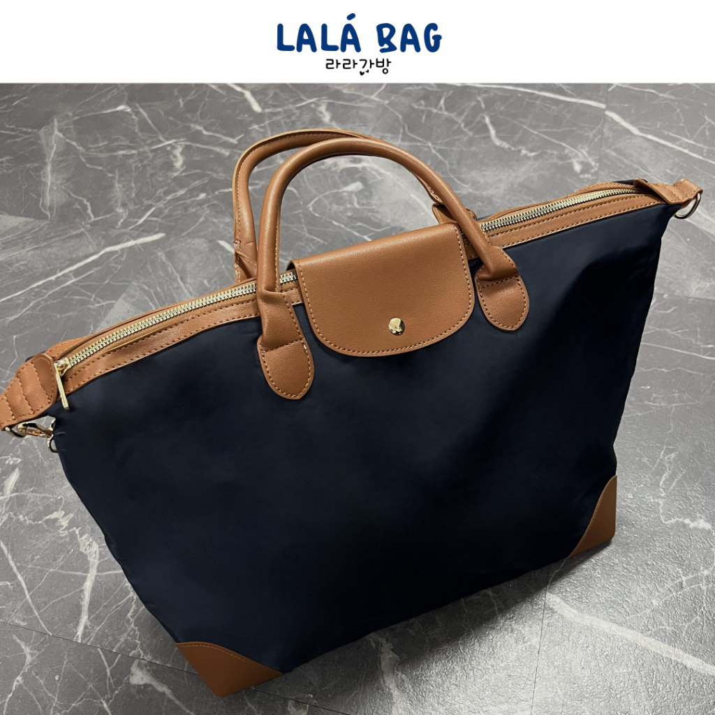 LALÁ BAG LC Inspired Extra Large Nylon Travel Hand Carry Bag with Thick ...
