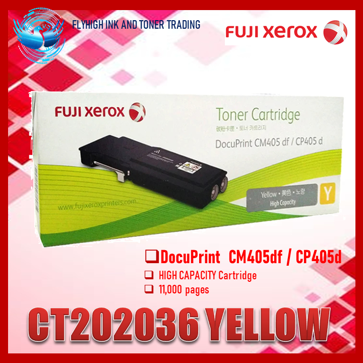 Fuji Xerox CT202036 YELLOW Original Toner Cartridge for DocuPrint ...