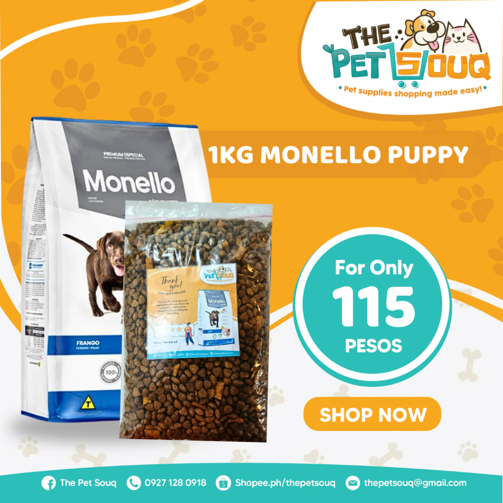 1KG MONELLO PUPPY REPACK DOG DRY FOOD | Shopee Philippines
