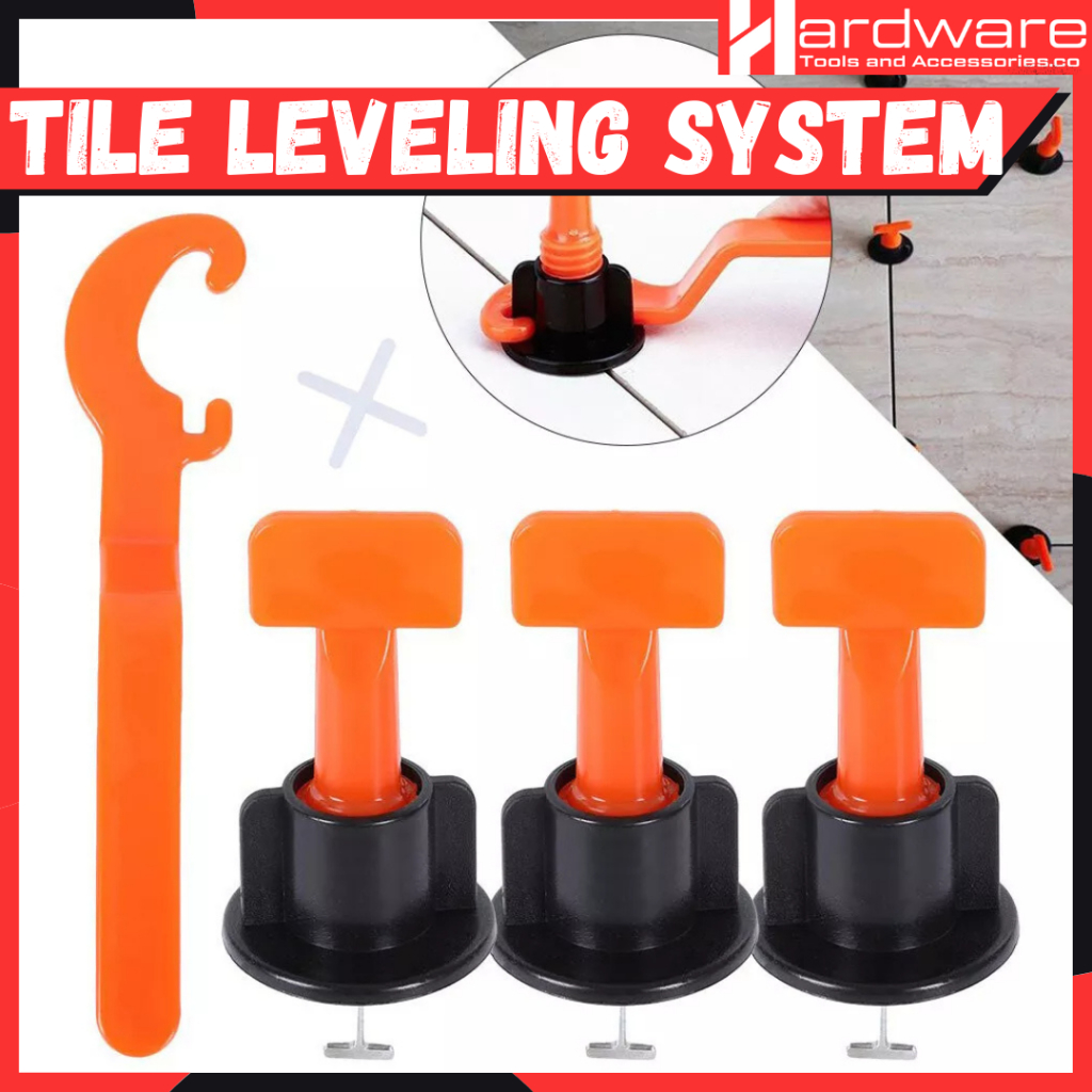 100Pcs Tile Leveling System Tool Tile Leveling Clips Tile Leveling ...