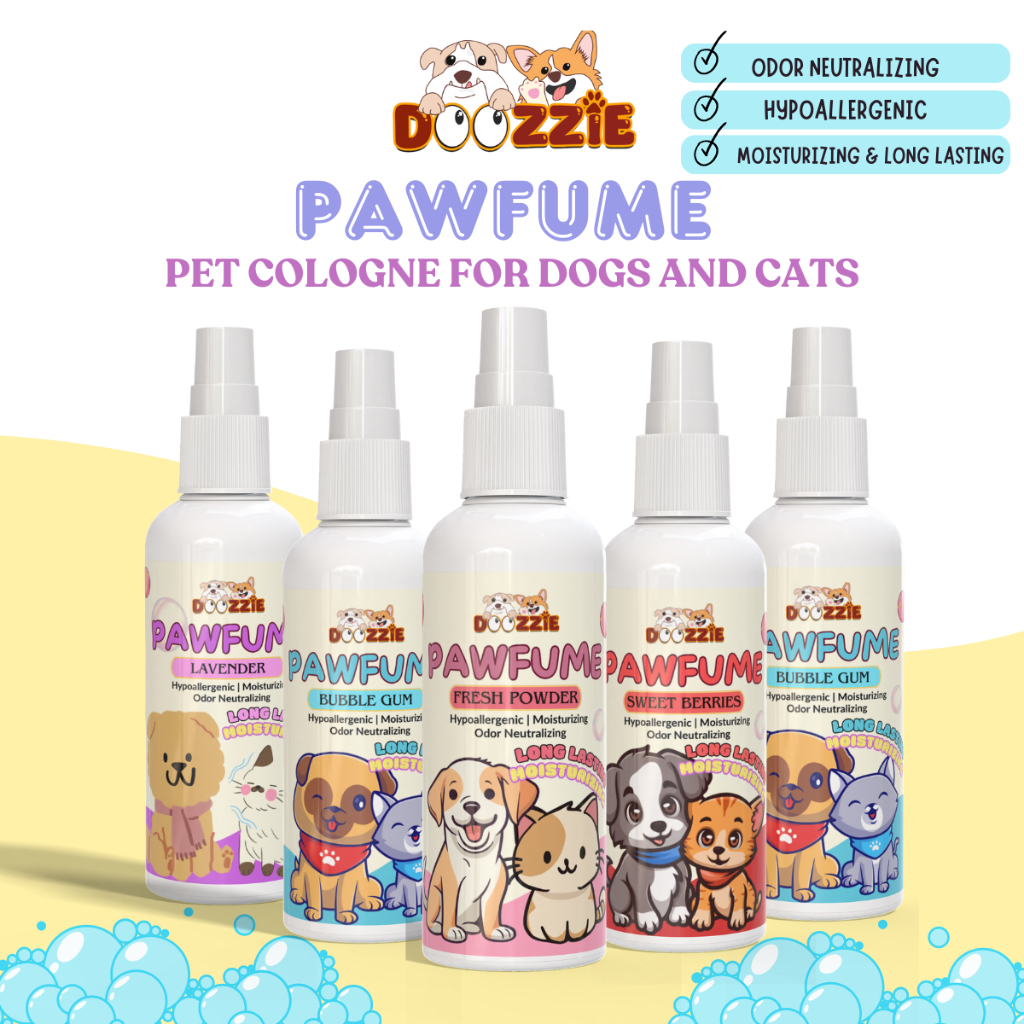 Doozzie Pawfume Pet Perfume Pet Cologne for Dogs and Cats with ...
