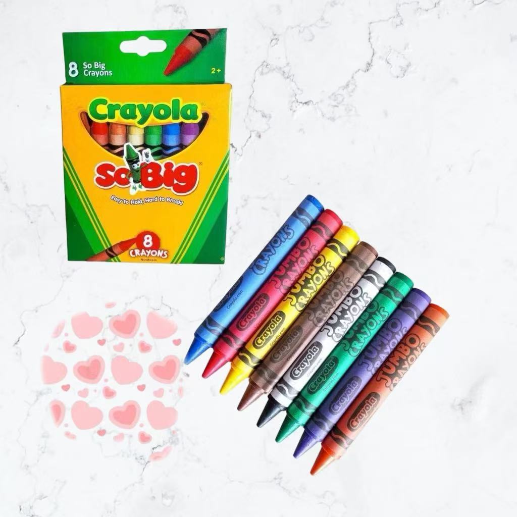 Crayola 8 Colors Crayons So Big&Jumbo | Shopee Philippines