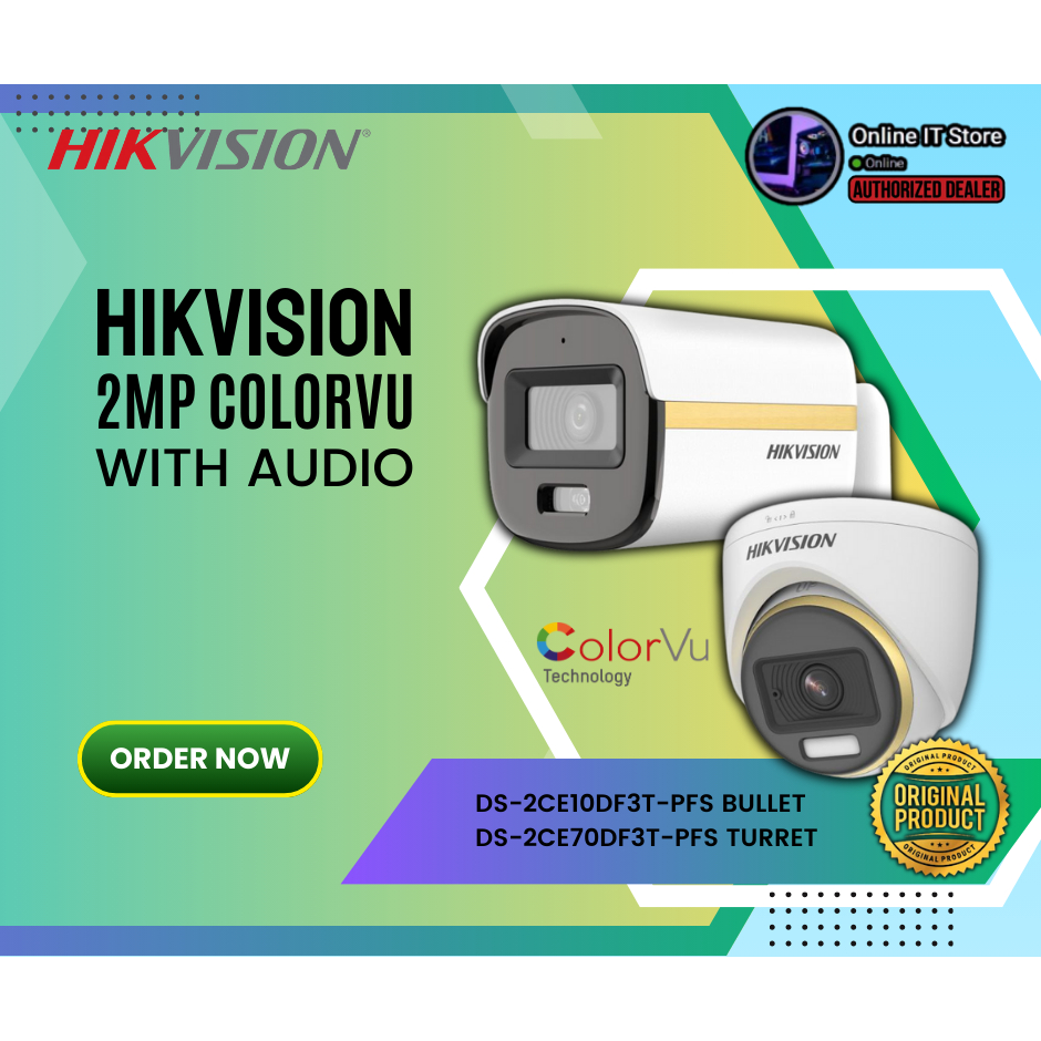Hikvision 2MP ColorVu with Audio Turbo HD Camera | Shopee Philippines