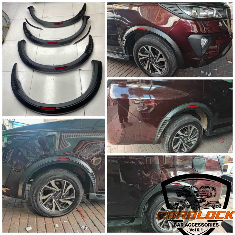 Toyota Innova 2016 - 2025 Slim Fender Flare with Reflector | Shopee ...