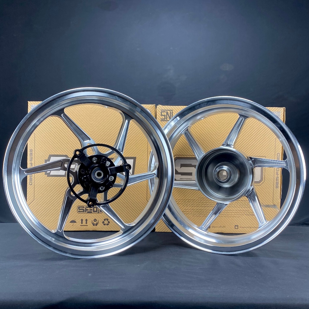 RACING FORCE NEW MAGS OF G-REN SEMI FORGED SF-01 FOR YAMAHA AEROX SIZE14 2.50X3.50 | Shopee ...