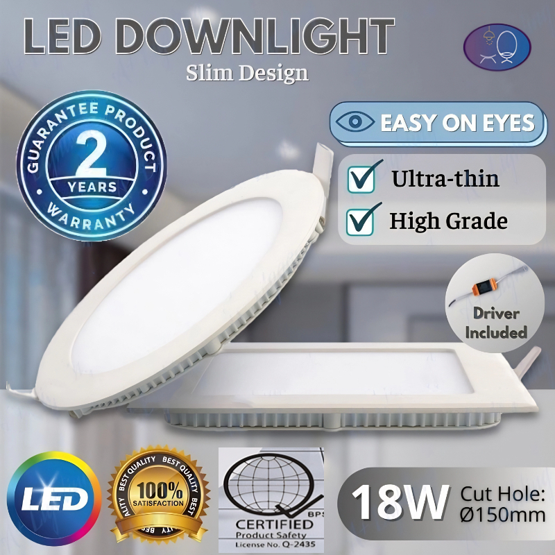 【COD】Recessed LED Pin Light Downlight Ceiling Lights Panel Light 3W 6W ...