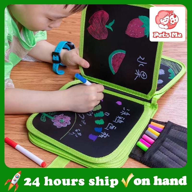 Drawing Board Writing Pad For Kids Educational Toy DIY Erasable ...