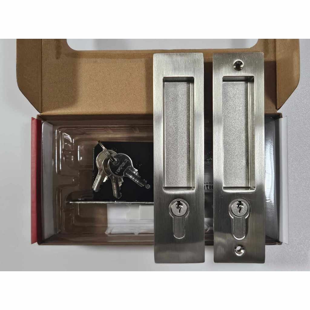 Hafele sliding lock double key (SATIN) | Shopee Philippines
