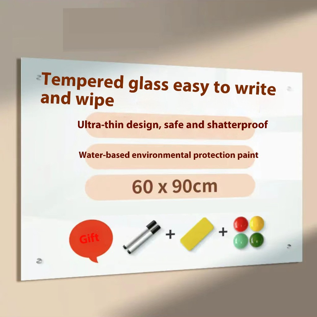 Tempered Glass Writing Board White Board Glass Writing Whiteboard ...