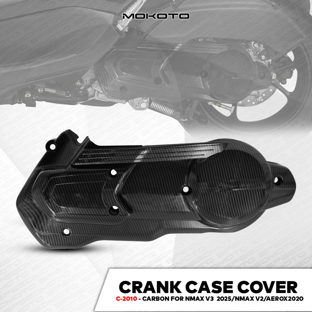 NMAX V3 2025 / V2 /V2.1 AND AEROX V2 CRANK CASE COVER GARNISH CARBON ...
