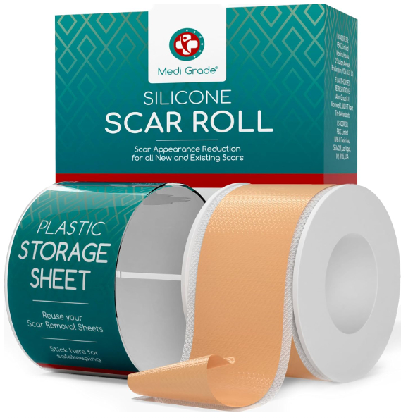 Medi Grade Silicone Scar Remover Sheets - Scar Tape for Keloid ...