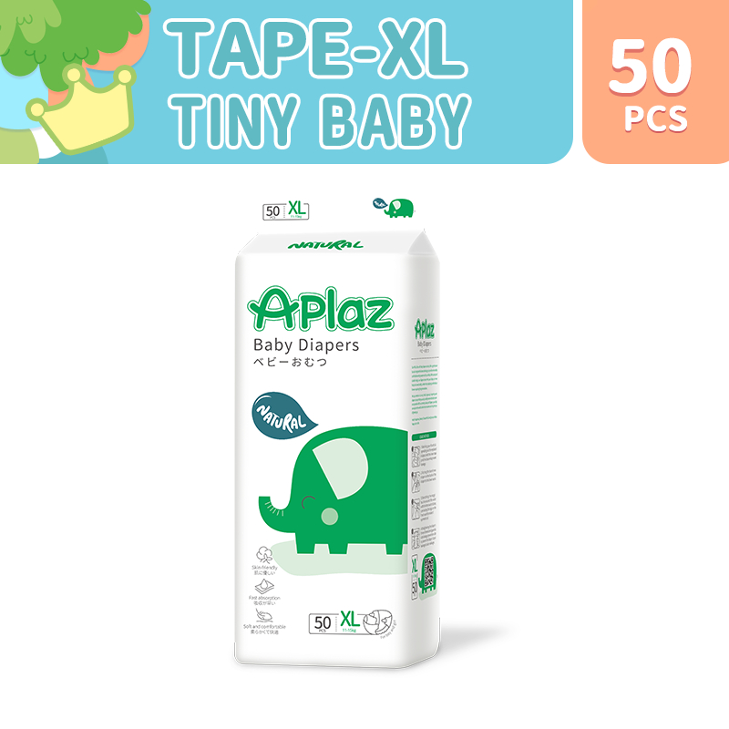 Tiny Baby Diapers Korean Diaper Tape XL 50pcs | Shopee Philippines