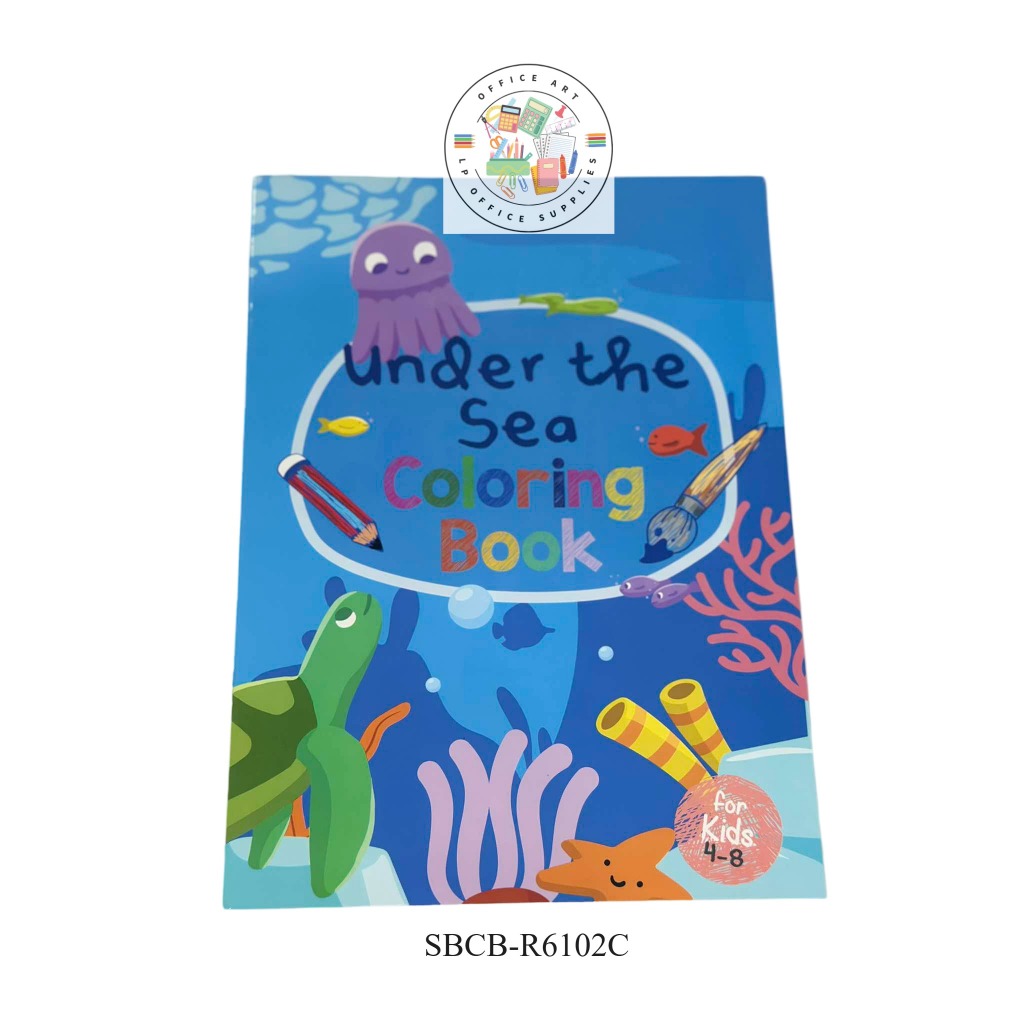 Under The Sea Coloring Book (Imported) | Shopee Philippines