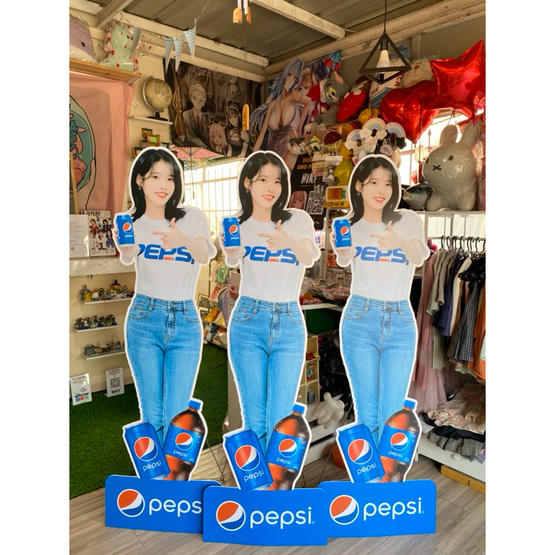 Official Pepsi x IU Life Size Standee Lee Ji Eun Kpop Sintra Board Rare ...