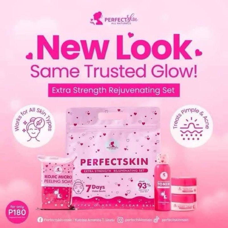 Perfect Skin Rejuvenating Set New and Improved | Shopee Philippines