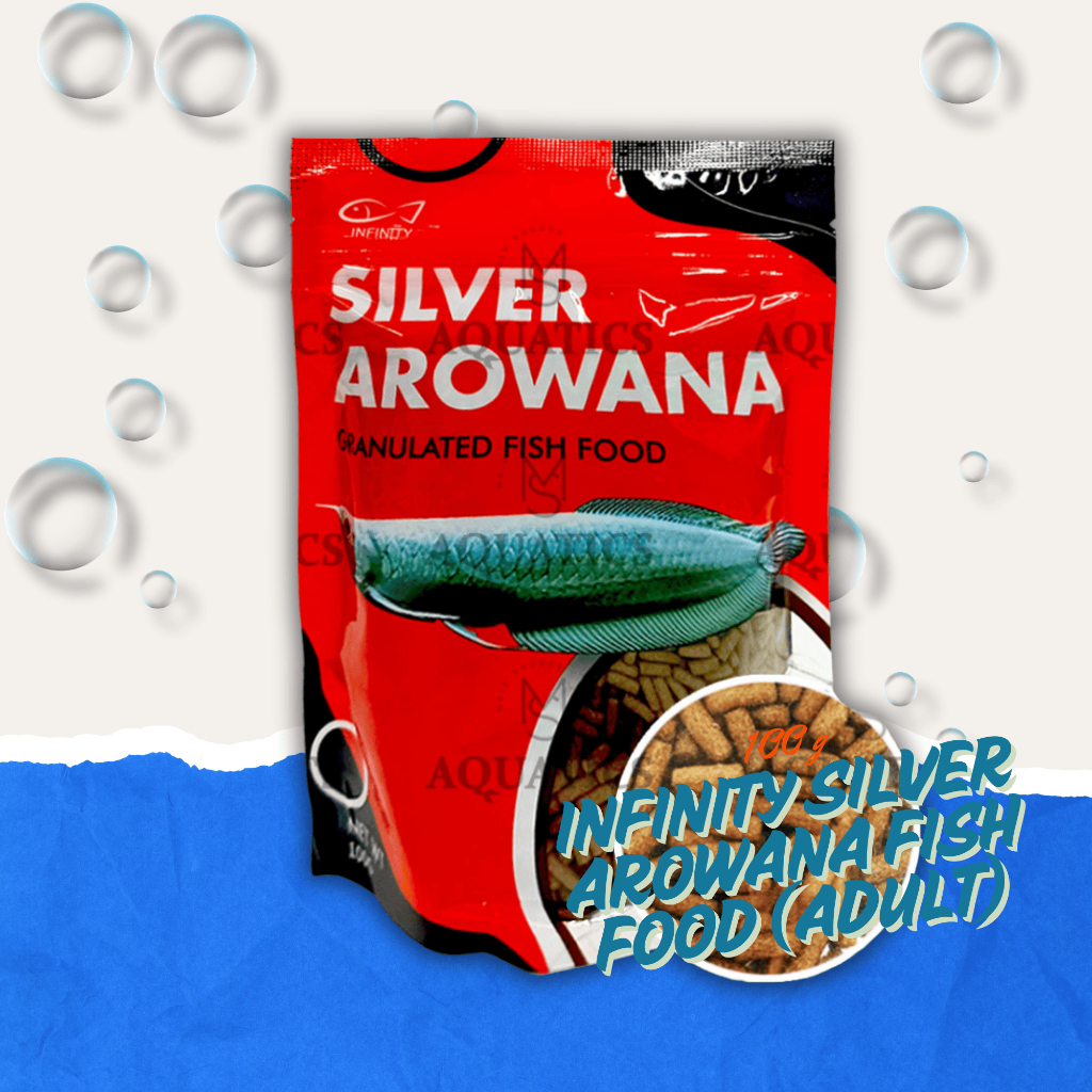 FIPRO-MS AQUATICS 100g INFINITY SILVER AROWANA GRANULATED FISH FOOD ...