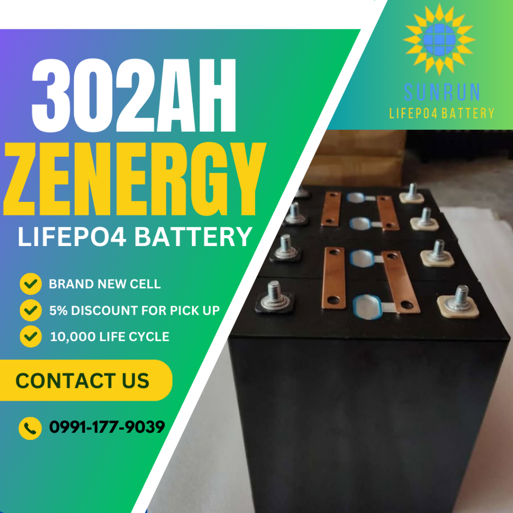 4PCS SET 302AH 3.2V ZENERGY LIFEPO4 PRISMATIC BATTERY WITH 4S CAPACITOR ...