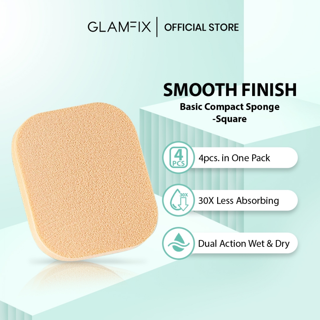 GLAMFIX Basic Compact Sponge Square | Shopee Philippines