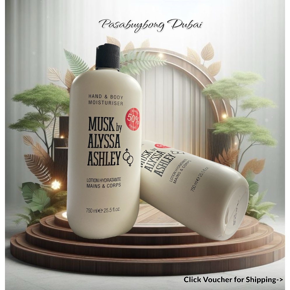 ALYSSA ASHLEY Musk Hand and Body Moisturizer 750ml Dubai UAE | Shopee ...