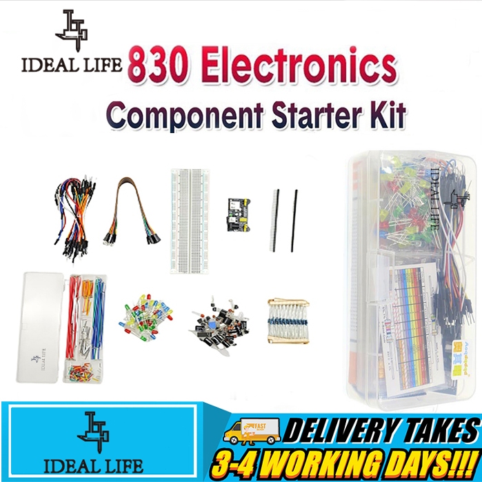 400/830 Breadboard Set Tie-points Breadboard Set Electronic Component ...