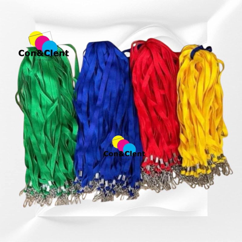 Cotton 1/2 id lace Lanyard avail in Red/Green/Yellow/Blue (50pcs ...