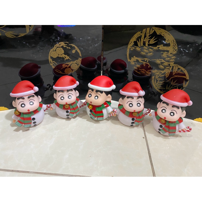 CRAYON SHIN CHAN HIMAWARI NOHARA CHRISTMAS ACTION FIGURE TOYS STATUES ...