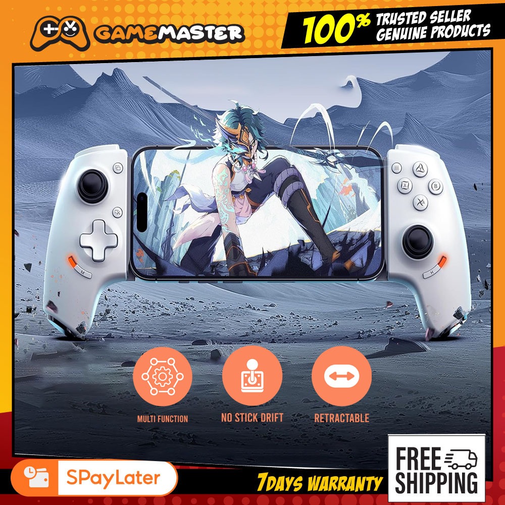 Gamwing Retractable Mobile Game Controller w/ Hall Effect Joystick ...