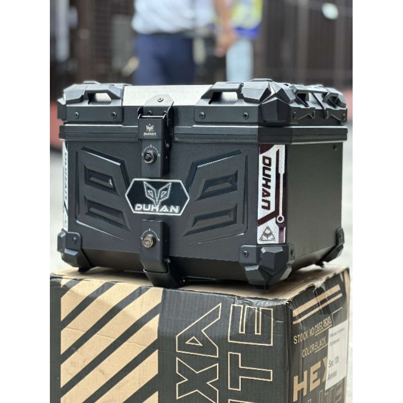 Duhan V8 45L Style Alloy Hard Plastic Top Box | Shopee Philippines