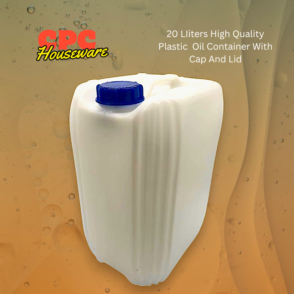 20 LIiters High Quality Plastic Oil Container With Cap And Lid/Oil ...