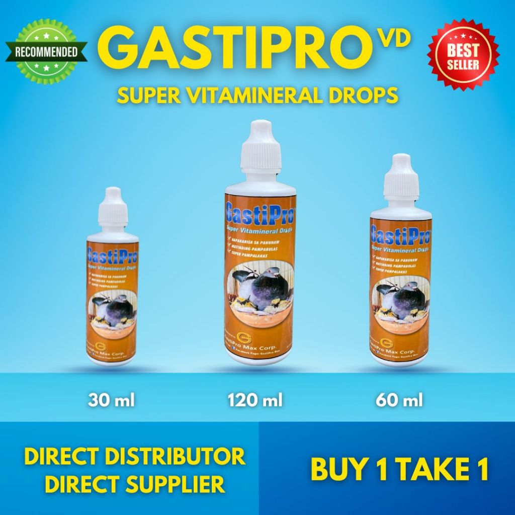 GastiPro VD Super Vitamineral Drops 30ml, 60ml, 120ml with Buy 1 take 1 ...