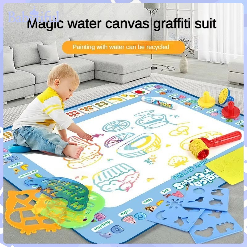 Water Doodle Mat Writing Drawing Mat Neon Color Mat Doodle Board ...