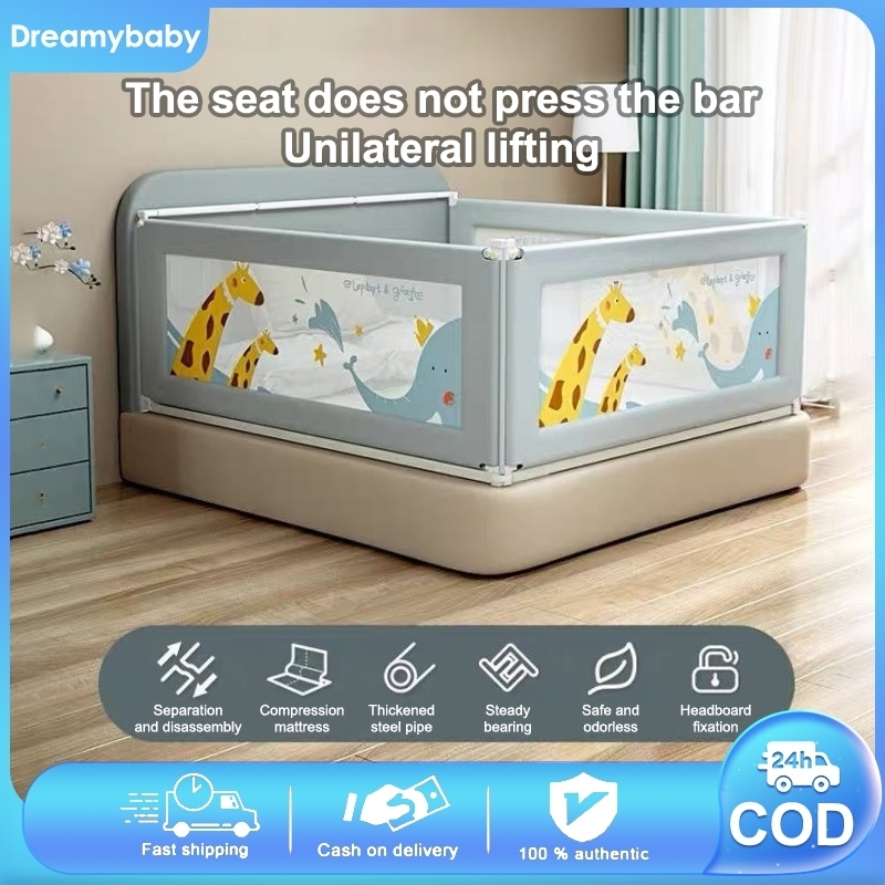 Bed Fence for Baby Anti-fall Baby Bed Rails Bed Guard Lifting Baby ...