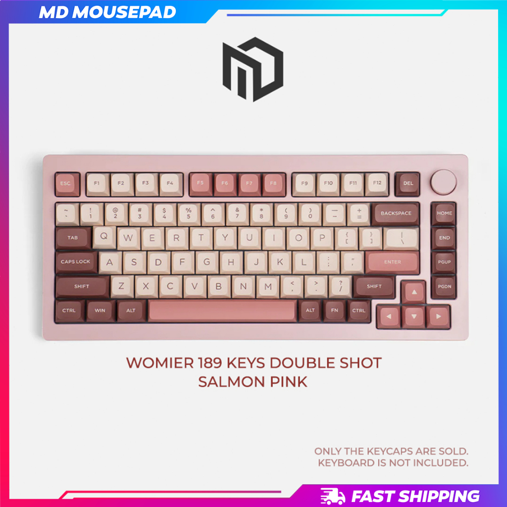 MD x Womier | Keycaps | 189 Keys PBT Double-shot XVX Profile Keycaps ...