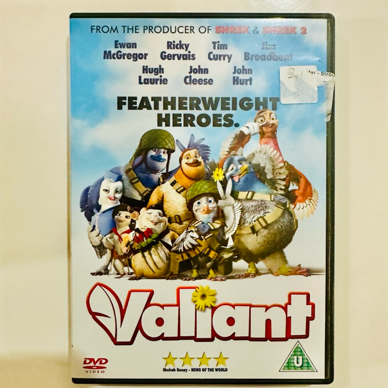 Valiant DVD | Preloved Region 2 UK | Animated WWII Adventure | Kids ...