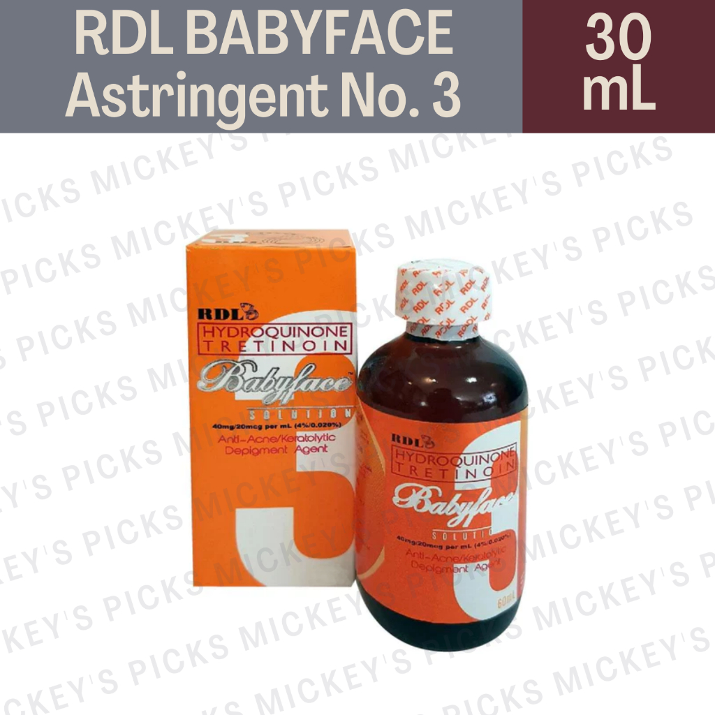 RDL Babyface No. 3 Astringent 30mL | Shopee Philippines