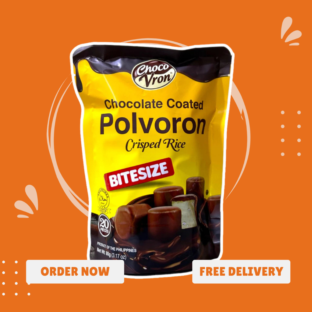 CHOCOVRON POLVORON CRISP RICE (80 GRAMS) | Shopee Philippines