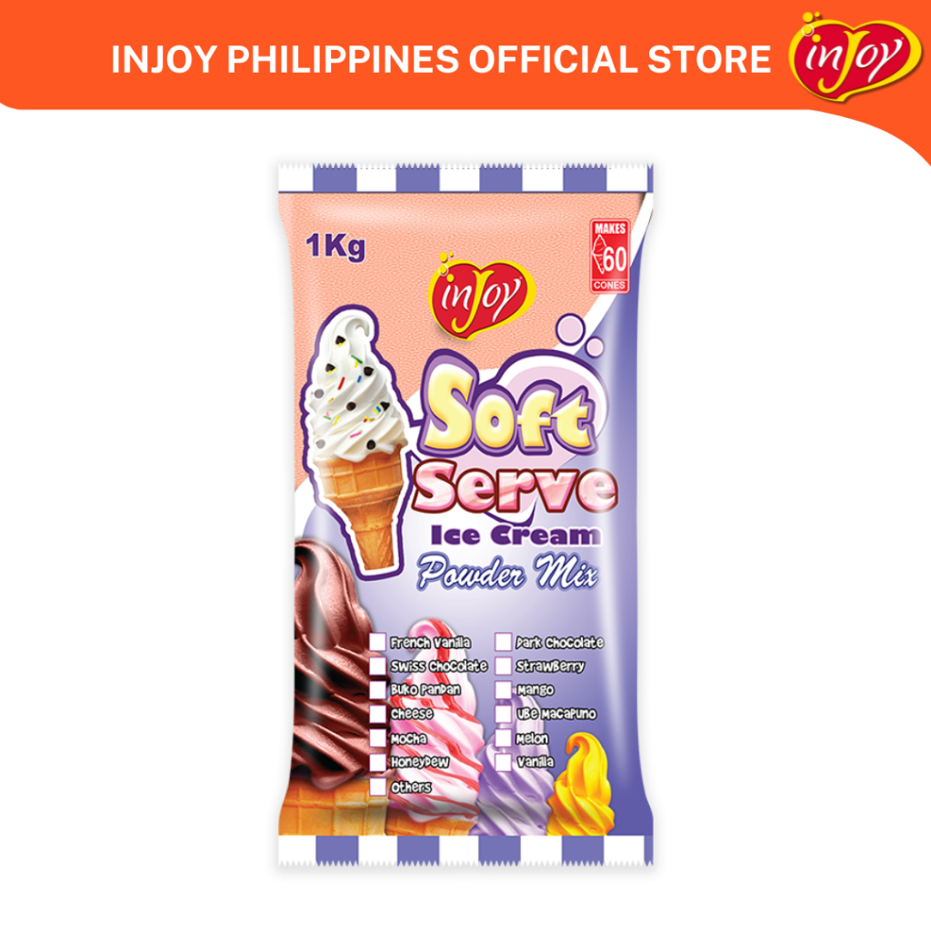 inJoy Melon Soft Serve Ice Cream Powder 1kg | Shopee Philippines