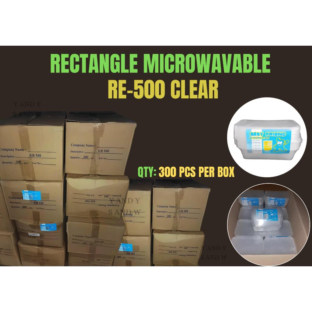 Microwavable Container, Rectangle, 300 Pieces, Take-out containers ...