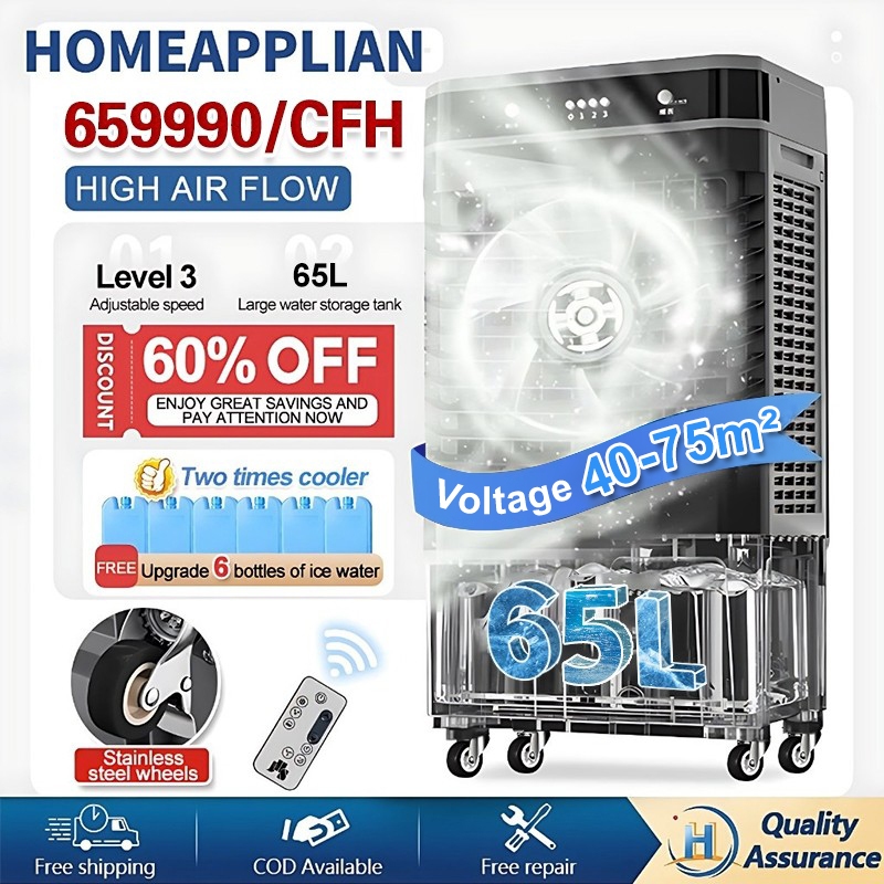 Air cooler fan 50L/10L aircooler fan air conditioning fan Portable ...