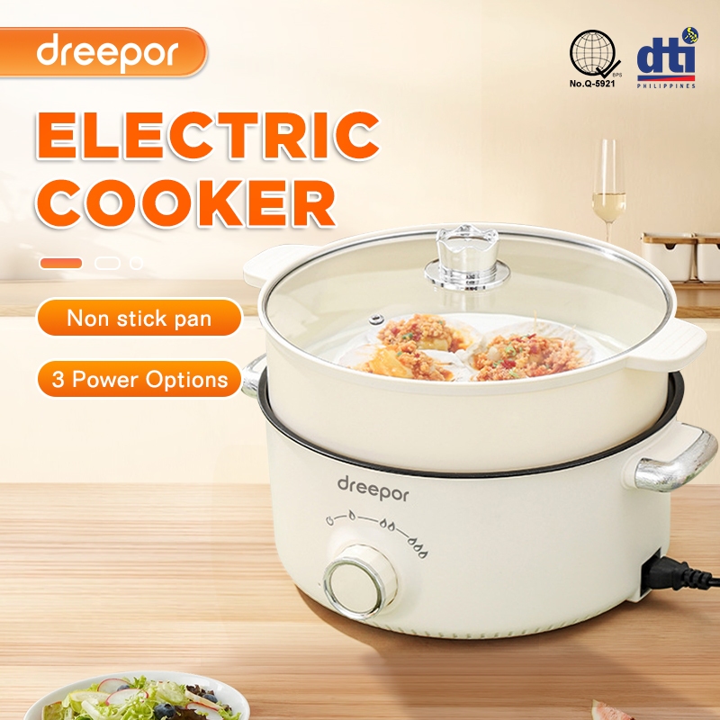 Dreepor Multifunctional Electric Cooker Rice Cooker Small Hot Pot ...