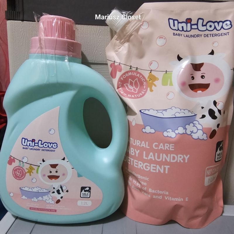 Unilove Laundry Detergent Set (Milk Scent) | Shopee Philippines