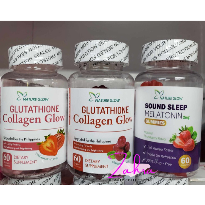 Nature Glow GlutaThione Collagen 60 Gummies | Shopee Philippines