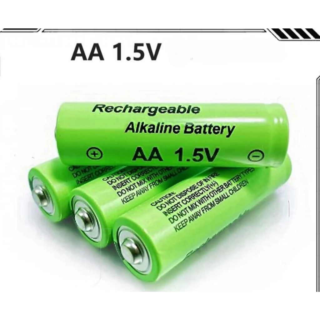 COD AAA AA rechargeable battery 1.5V 3800mah AAA 3000mAh alkaline ...