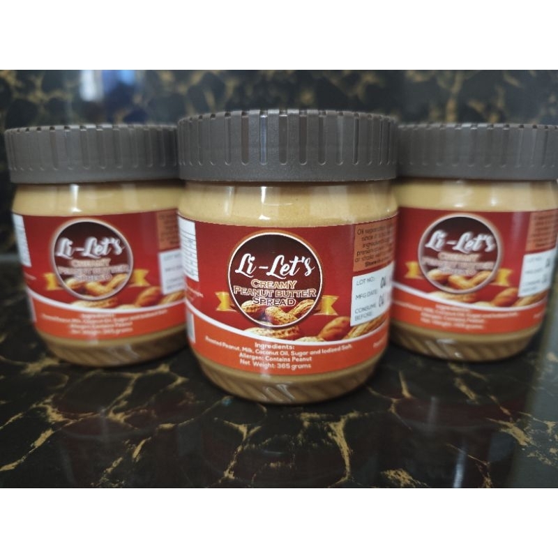 Lilets Creamy Peanut Butter 250g | Shopee Philippines