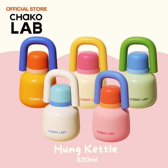 Chako Lab Hung Kettle Tumbler 820ml Clip On Free Sip Stainless Water Jug Beverage Flask | Shopee ...